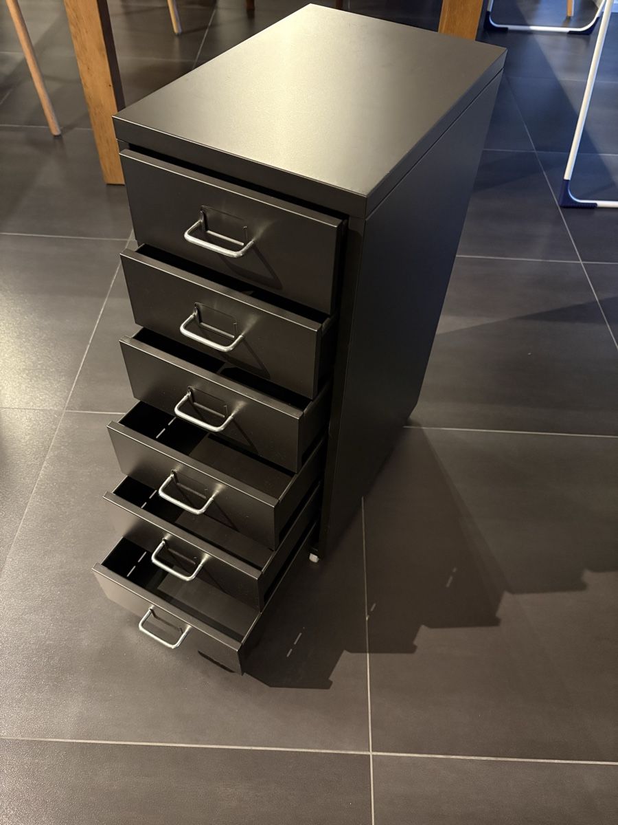 Meuble de rangement noir IKEA Helmer - 6 tiroirs 🖤 (D'occasion) à ...