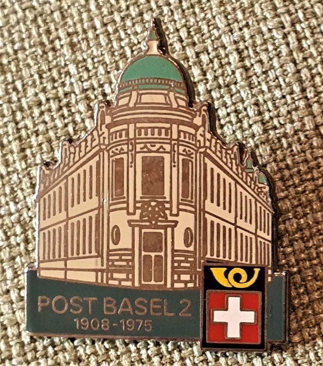 C871 - Pin PTT Post Basel 2 1908 - 1975 (Gebraucht) in Reinach BL für ...