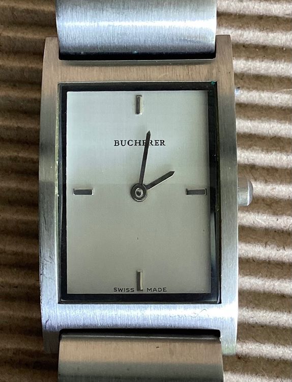 Vintage Bucherer Quartz Armbanduhr (Gebraucht) in Root für CHF 40 – mit ...