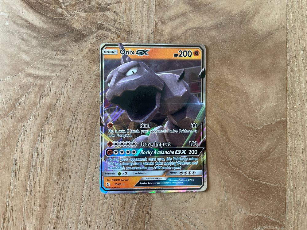 Onix GX Hidden Fates Pokemon EN | Kaufen auf Ricardo