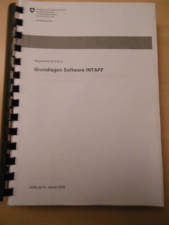 Grundlagen Software INTAFF (Gebraucht) in für CHF 8 – mit Lieferung auf ...