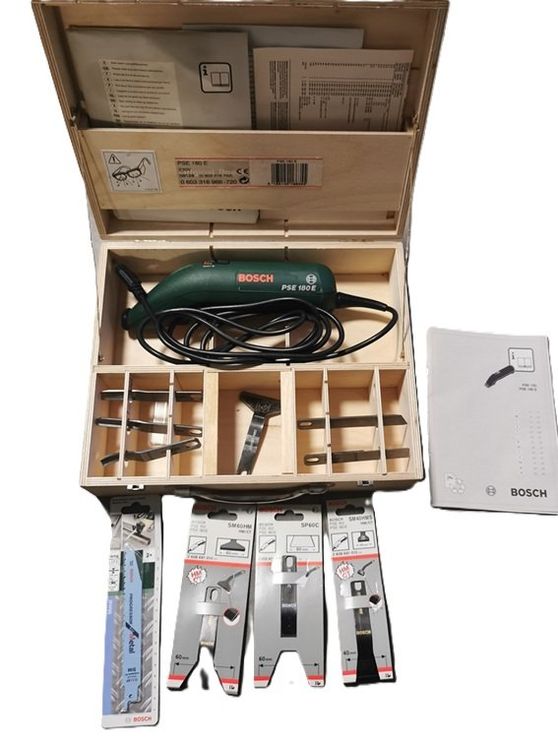 Bosch Elektroschaber PSE 180 E mit viel Zubehör (Gebraucht) in Wilen b ...