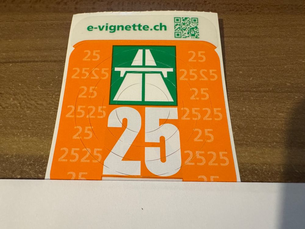 Autobahnvignette 2025 Schweiz NEU Autoroute Autostrada (Neu und originalverpackt) in Mairengo ...