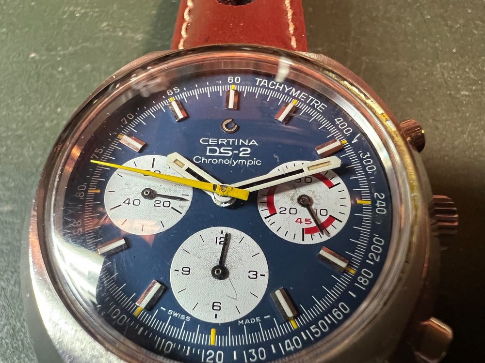 Certina Ds2 Chronolympic mit Box & Papieren aus 1976 | Kaufen auf Ricardo