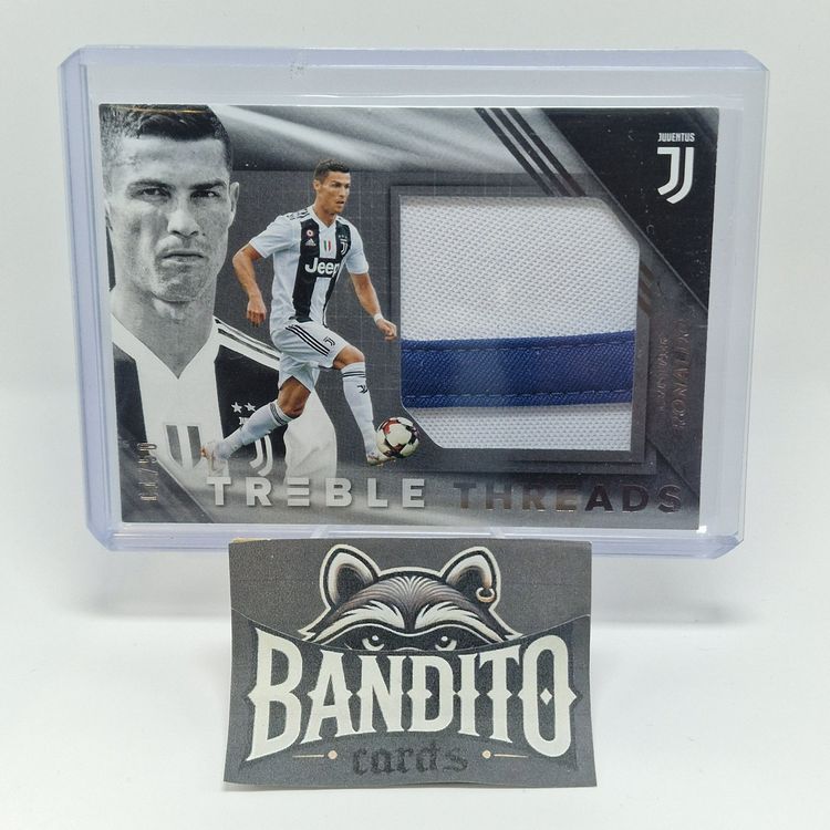 2018 Panini Treble Cristiano Ronaldo patch /50 Juventus CR7 (Gebraucht ...