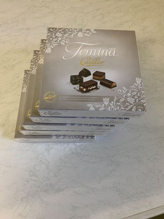 5 x Schachteln Femina Cailler noir | Kaufen auf Ricardo