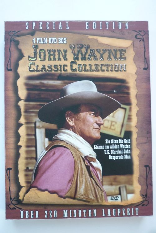 John Wayne Collection - 4 Klassiker Holzbox Special Edition (Gebraucht) in Münchenstein für CHF ...