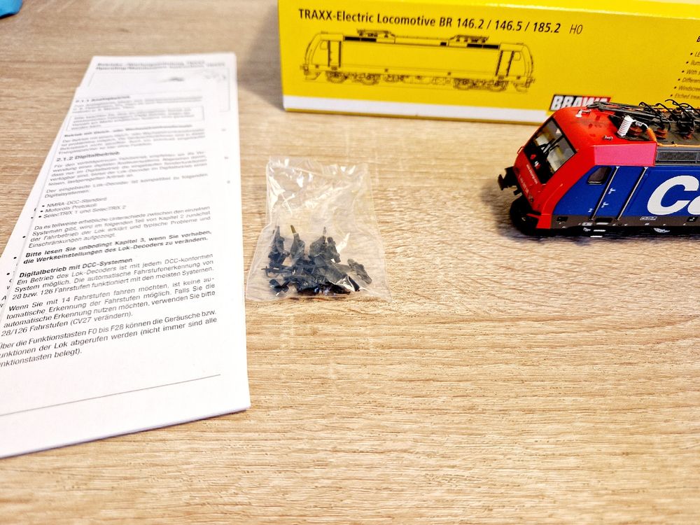 Brawa 43985 E-Lok Re 484 Cargo SBB Digital Sound H0 (Neuf avec ...