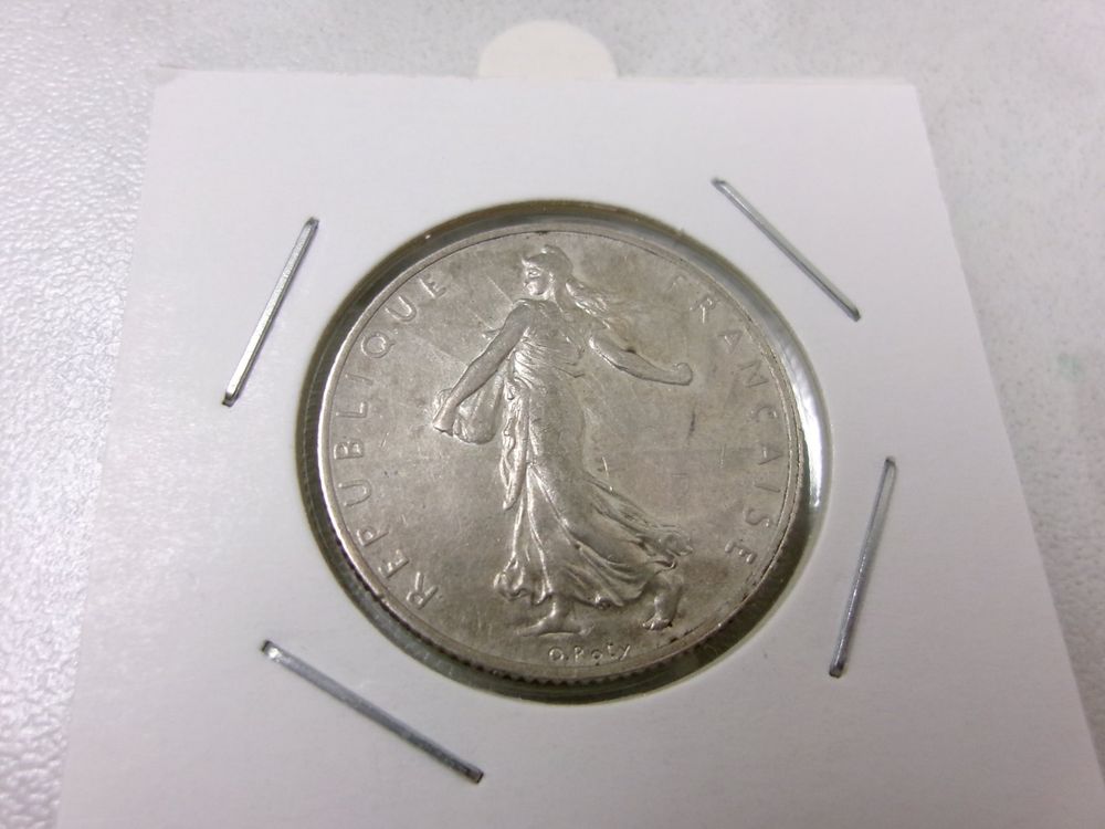 Frankreich 1918, 2 Francs – Silber (Gebraucht) in Bad Zurzach für CHF 1 ...