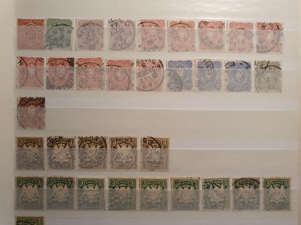 Alt-Deutschland Dubletten und sehr schöne Stempel (Gebraucht) in Aesch ...