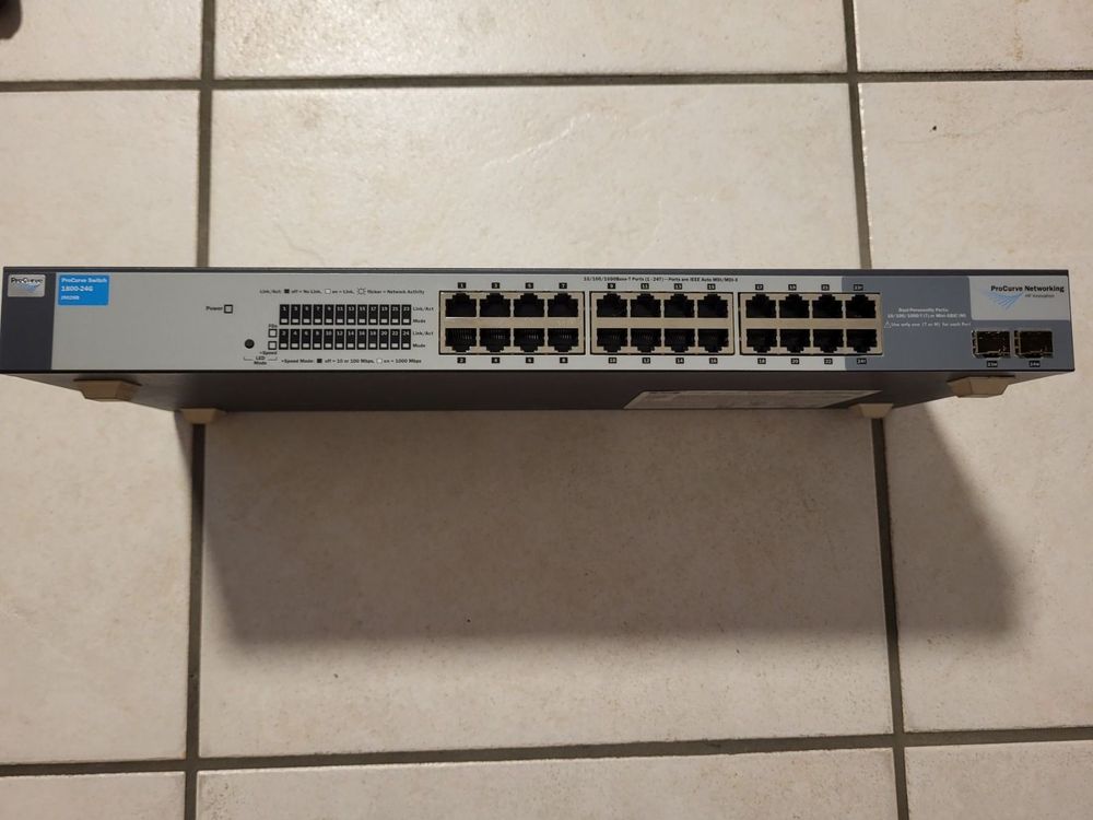 HP ProCurve 1800-24G 24 Port Switch | Kaufen auf Ricardo