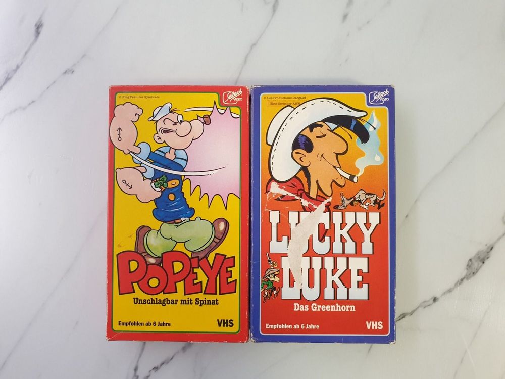 Popeye & Lucky Luke VHS | Kaufen auf Ricardo