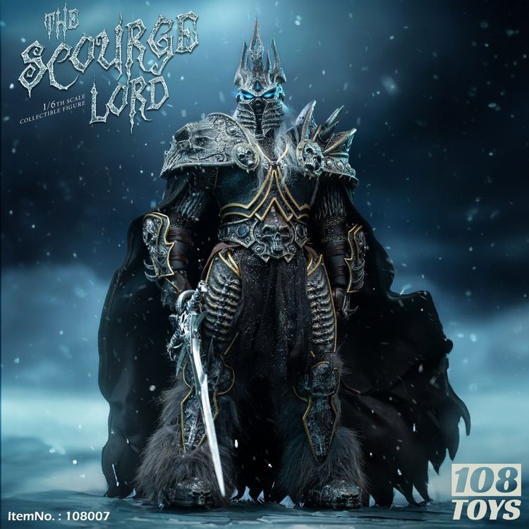 108 Toys Lich King The Scourge Lord / 1/6 Scale Actionfigur (Defekt) in ...