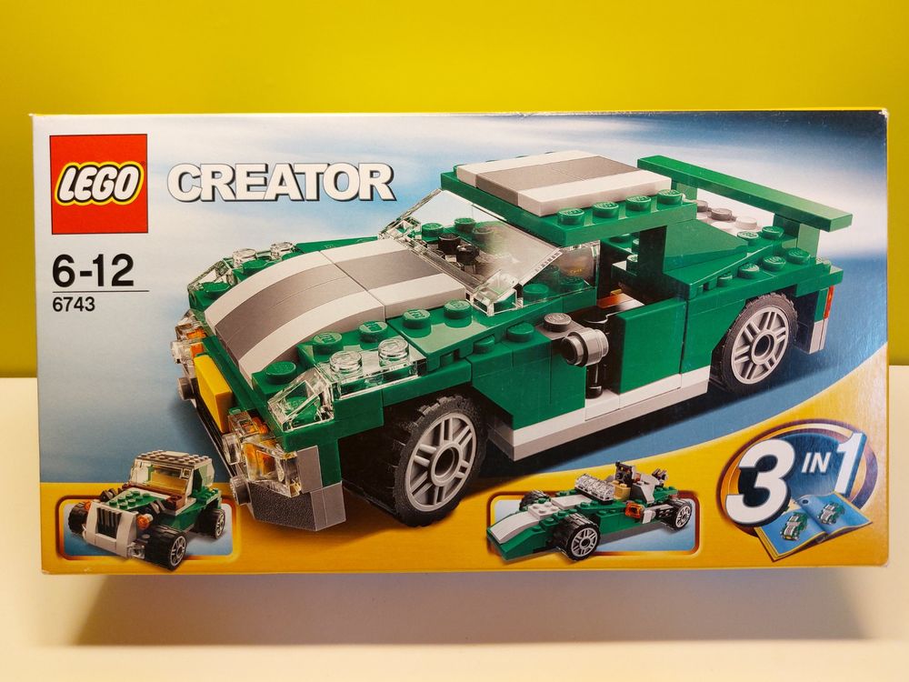 LEGO Creator 6743 - Grüner Flitz - Komplett inkl. OVP und BA (Gebraucht ...