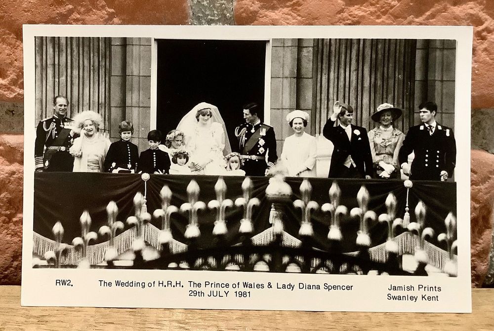 1981 Alte Foto AK - LADY DIANA & PRINCE CHARLES Royal Family (Gebraucht ...