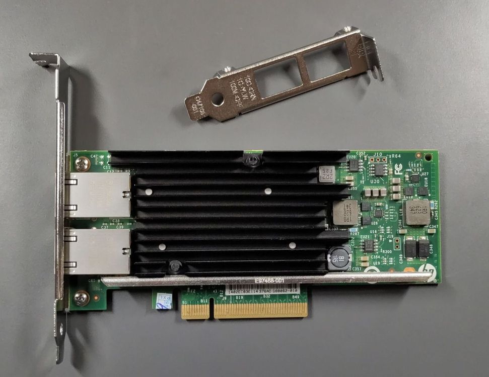 HP X540-T2 10GbE RJ45 Ethernet Dual Port Netzwerkkarte | Kaufen auf Ricardo