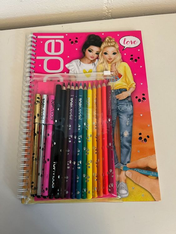 Designerbuch mit Stiften von Top Model | Kaufen auf Ricardo