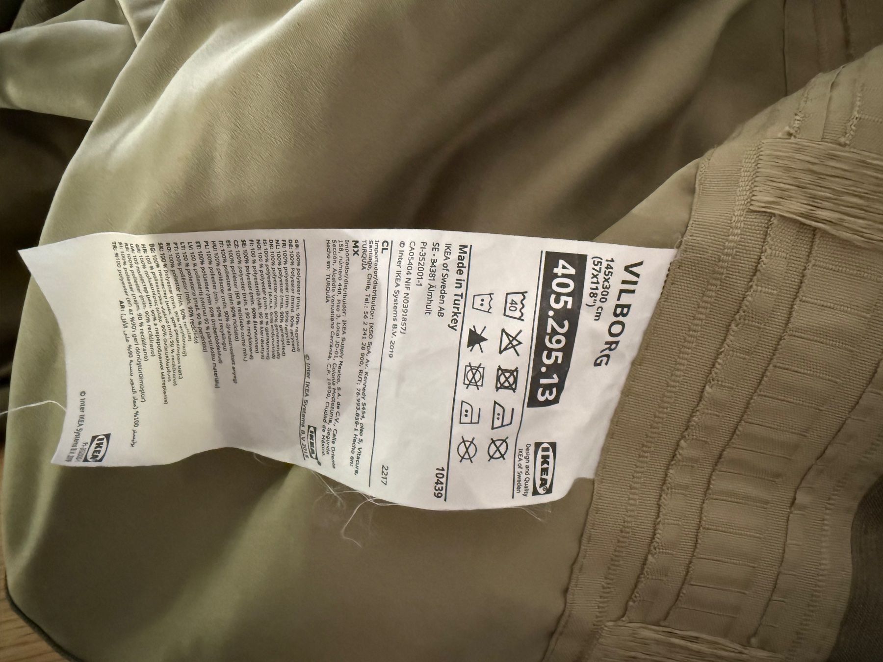 Vorhang - VILBORG grün (abdunk.) 145cm x 300 cm (Gebraucht) in Zürich ...