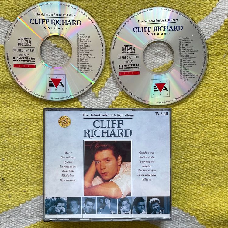 CLIFF RICHARD-2CD DEFINITIVE ROCK&ROLL ALBUM (Gebraucht) in ...