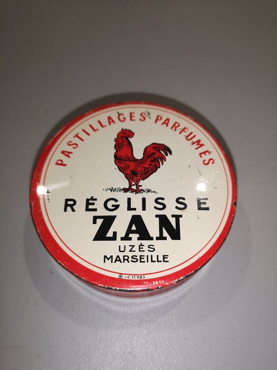 Une boîte en métal réglisse ZAN | Kaufen auf Ricardo