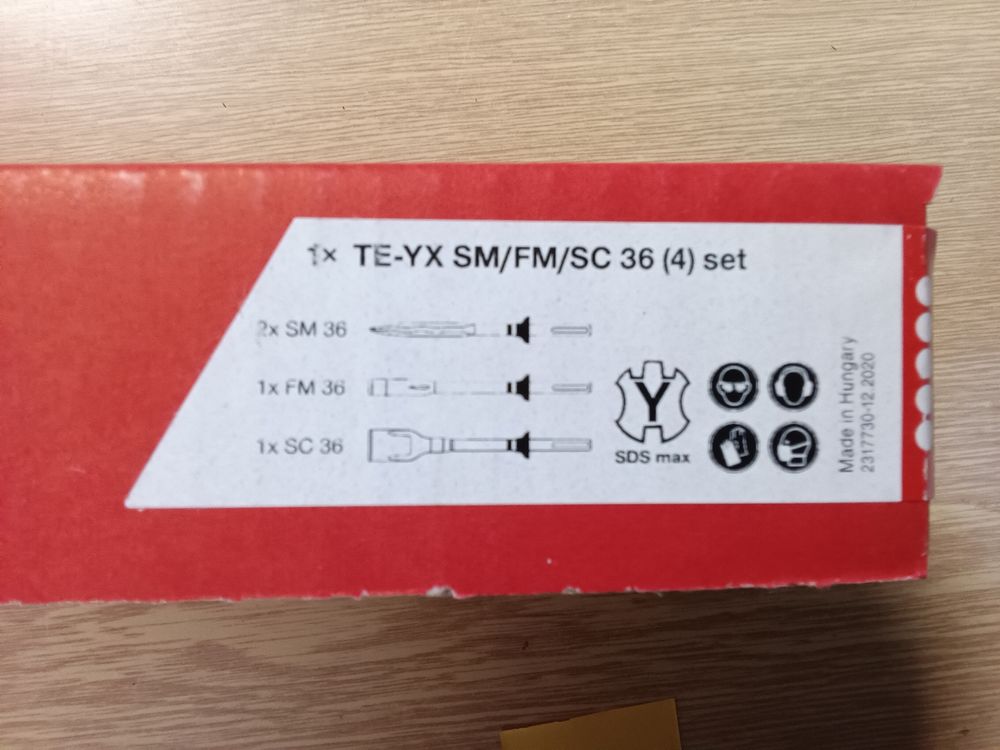 Bohrer-Set TE-YX SM/FM/SC 36 (4) neu (Neu und originalverpackt) in ...