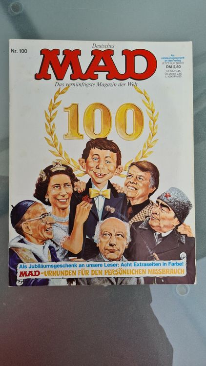 MAD Magazine Comics Nummer 100 . 1977 (Gebraucht) in Oberbuchsiten für ...