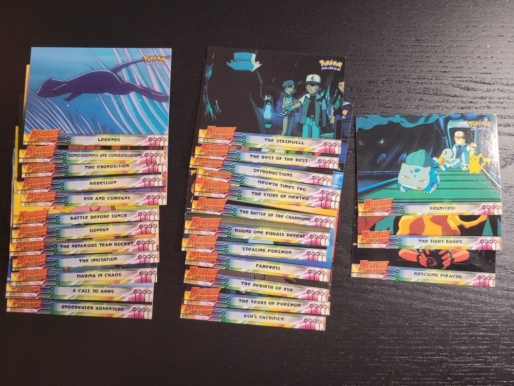 Pokémon Topps Animation Series Mewtwo Strikes Back 27 Stück (Gebraucht ...
