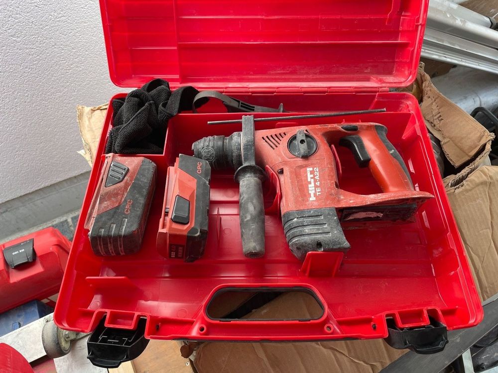 Hilti Bohrhammer Akkubohrhammer TE4 A22 (Gebraucht) in Uttwil für CHF 204 – nur Abholung auf ...