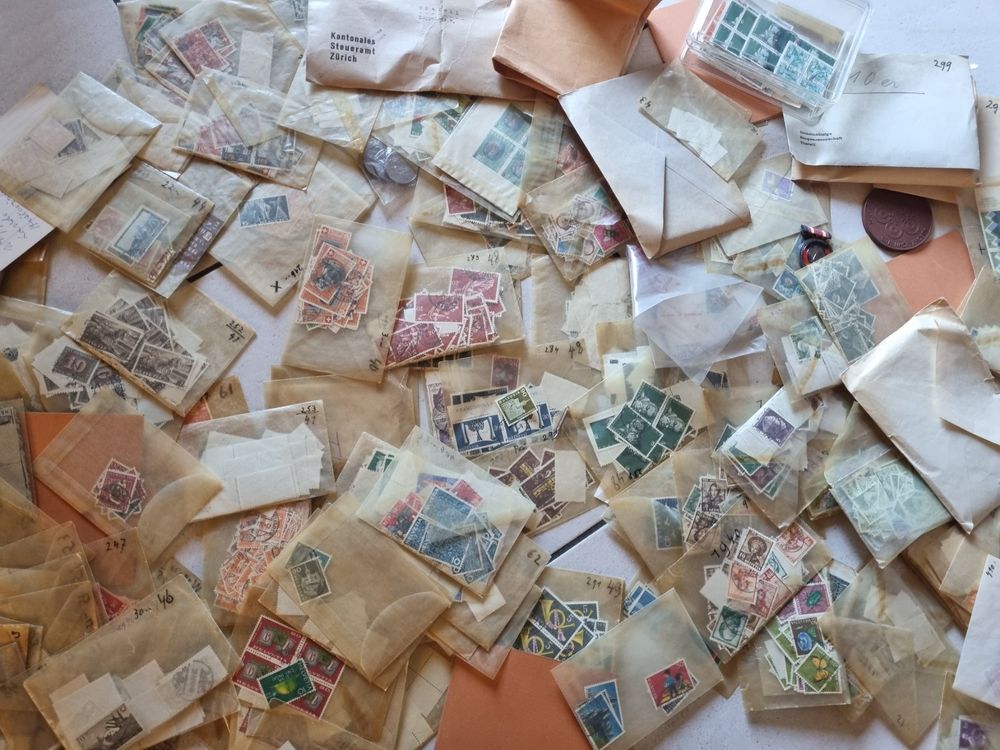 Grosser Nachlass - Schweizer Briefmarken ab alt (Gebraucht) in ...
