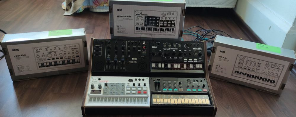 Korg Volca Set mit Sequenz Volca Rack 2x2 (Gebraucht) in Schaffhausen für CHF 369 – mit ...
