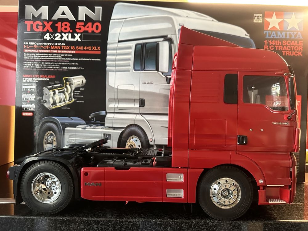 Tamiya MAN TGX 18.540 XLX 4x2 Red Edition komplett | Acheter sur Ricardo