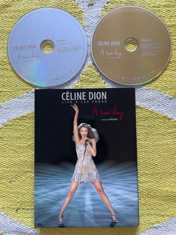 CÉLINE DION-2DVD A MEW DAY LIVE IN LAS VEGAS (DIGIPACK) (Gebraucht) in ...
