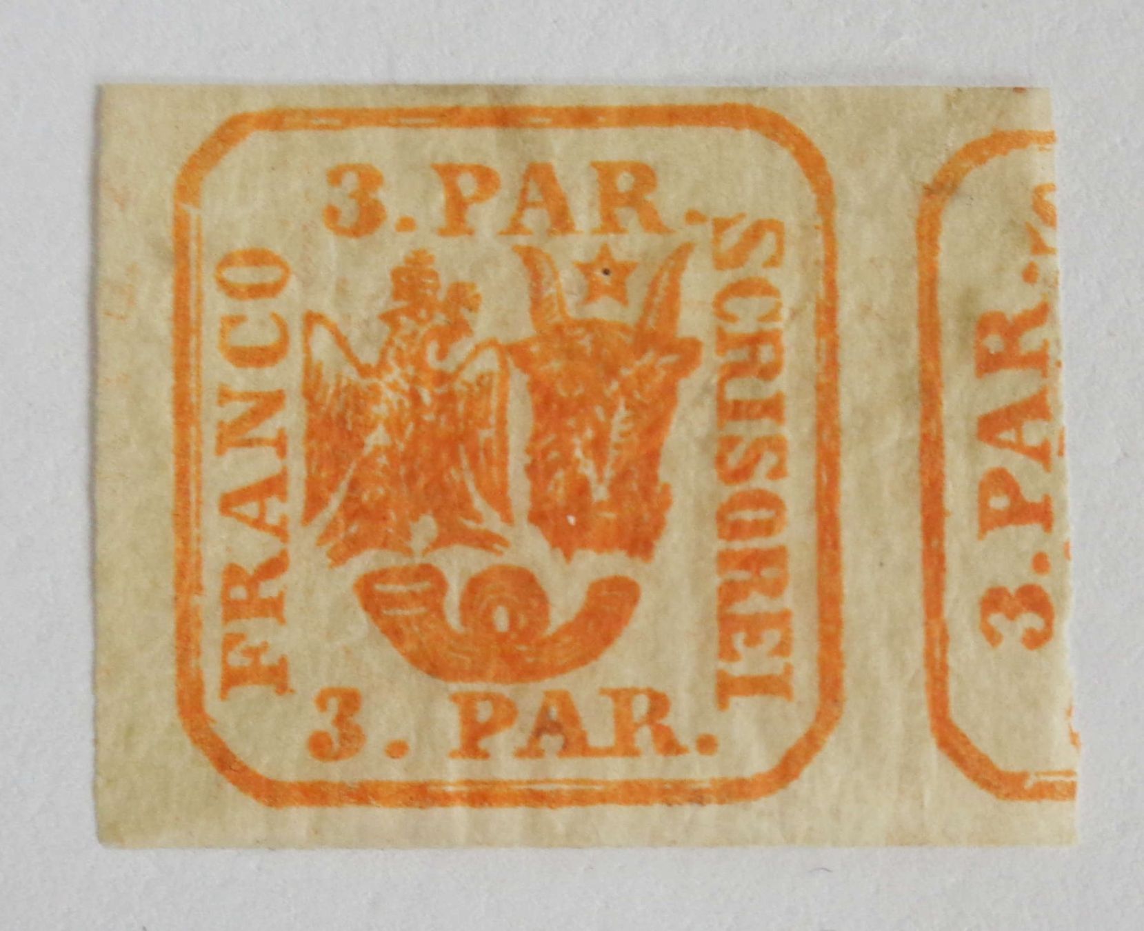 ROMANIA 1862: 3 Parale, (*) (Neu (gemäss Beschreibung)) in Zürich für ...