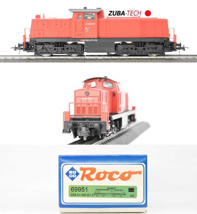Roco 69951 Diesellok Am 846 SBB H0 WS Digital mit OVP | Acheter sur Ricardo