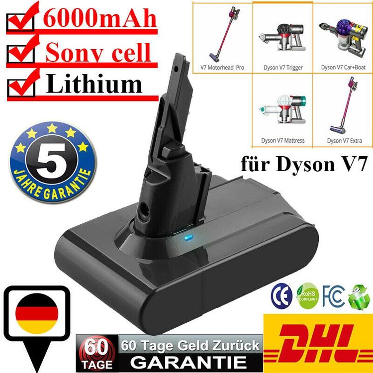 Akku V7 6000mAh Li-Ion + Garanti 2 Jahre Sofort lieferung! (Neu und originalverpackt) in basel ...