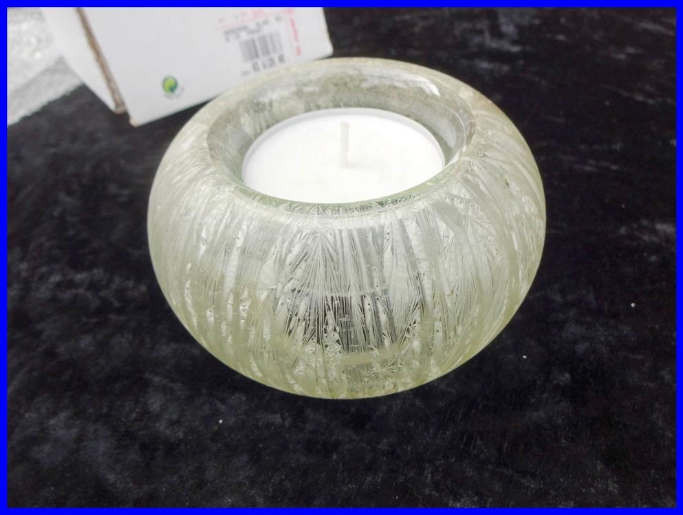 TEELICHTHALTER mit "FROST"-Optik - Glas DM 12 cm (Neu und originalverpackt) in Worblaufen für ...