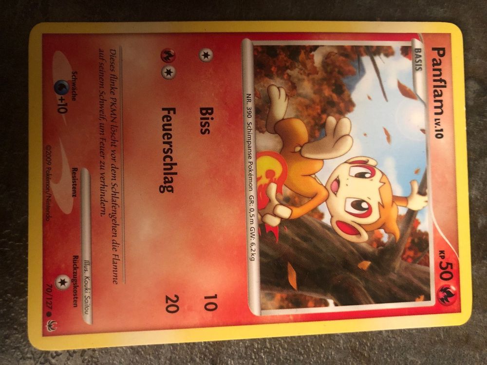 Original Pokemon Panflam Karte! 2007 (Neu (gemäss Beschreibung)) in ...