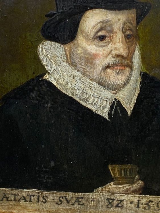 1597 - Aetatis Suae - Altes Gemälde Holz (Gebraucht) in Steinhausen für ...