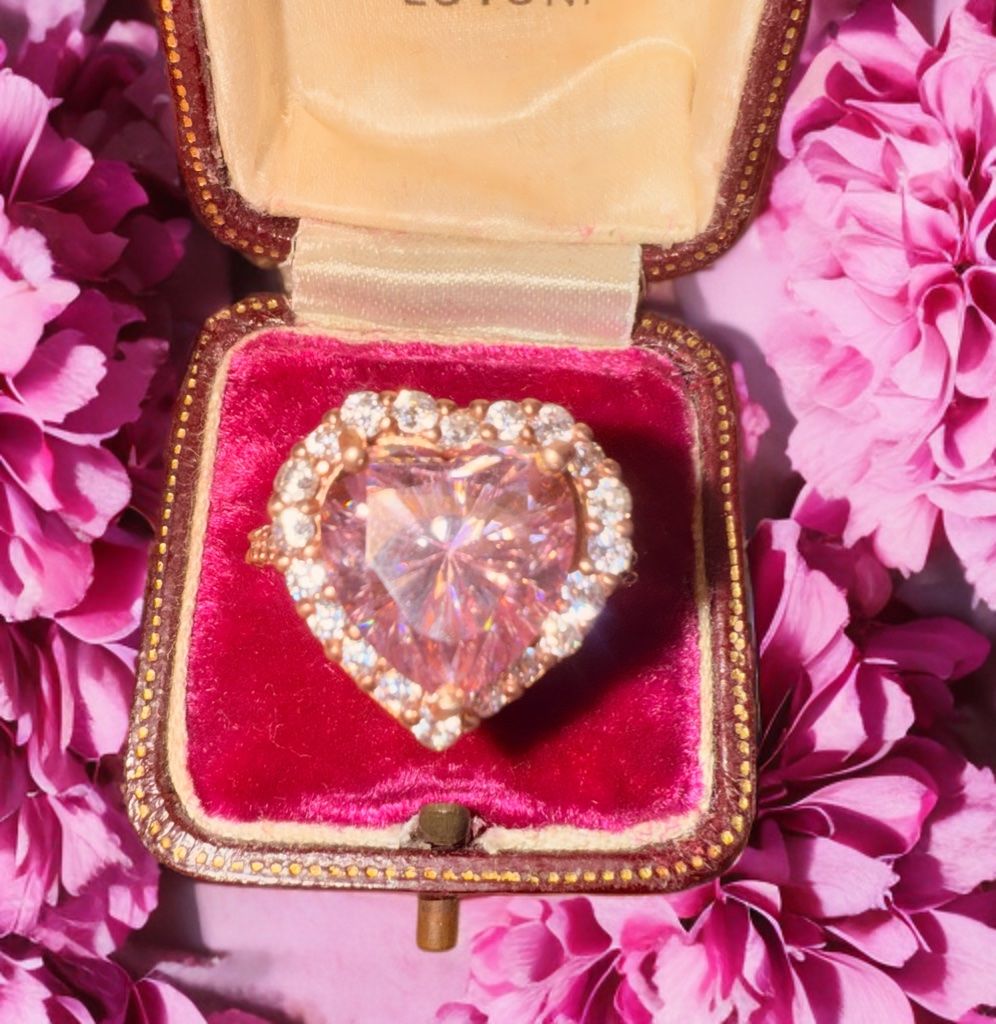 Bague Moissanite Rose d’Exception (Neuf avec emballage d'origine) à St ...