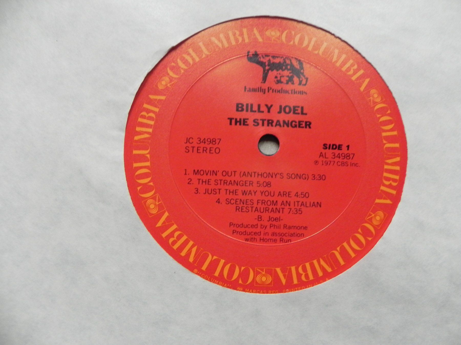 LP USA Pop Rock Piano Sänger Billy Joel 1980 The Stranger (Gebraucht ...