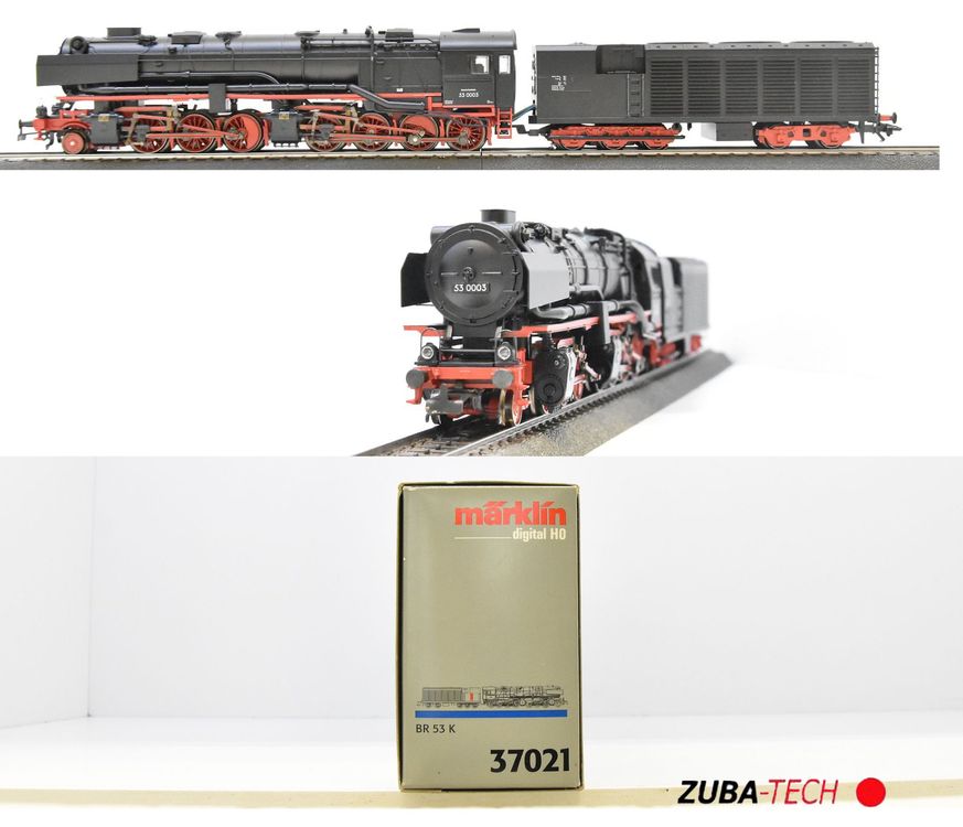 Märklin 37021 Dampflok BR 53 DR H0 WS Digital mit OVP (Gebraucht) in St ...
