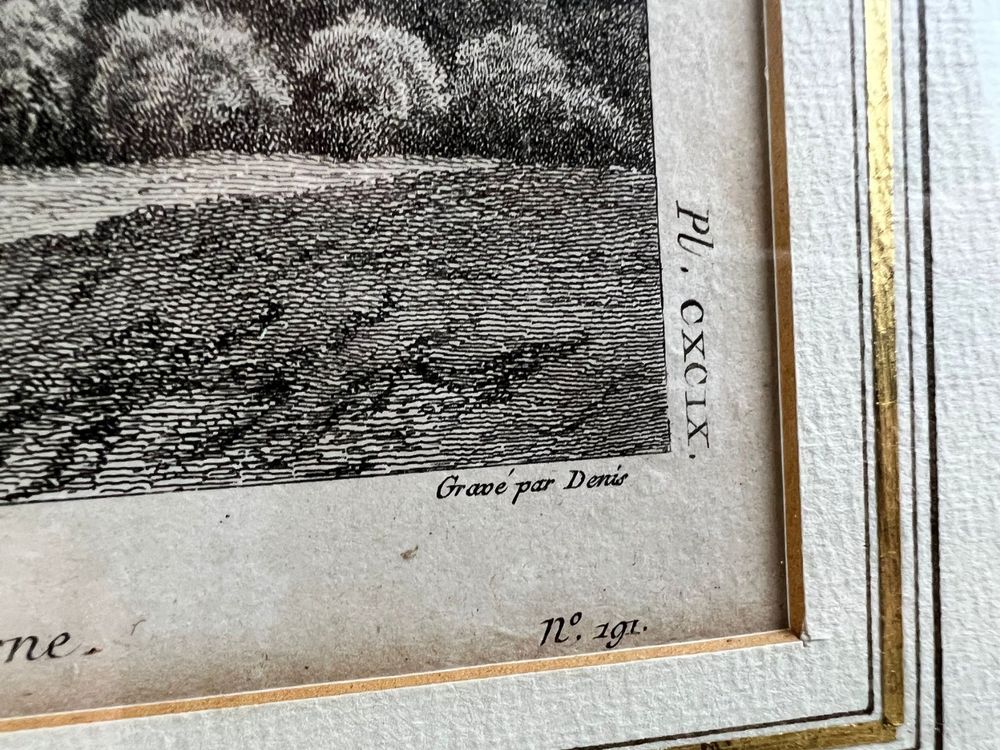 Antike Sursee Kupferstich um 1780 Echtgoldrahmen (Gebraucht) in Neuhausen am Rheinfall für CHF ...