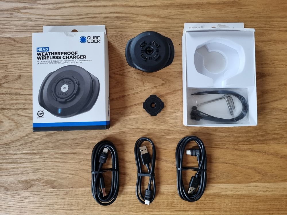 Quad Lock Weatherproof Wireless Charger | Kaufen auf Ricardo
