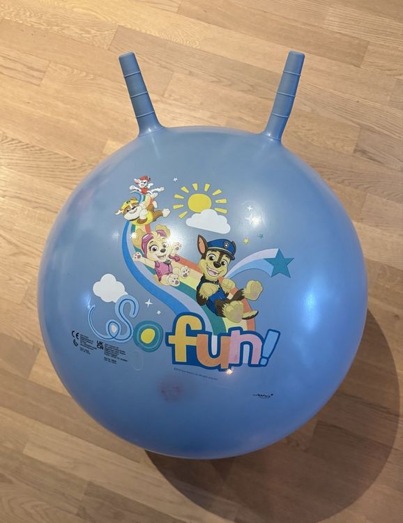 Hüpfball Paw Patrol mit Pumpe, guter Zustand (Gebraucht) in Zofingen ...