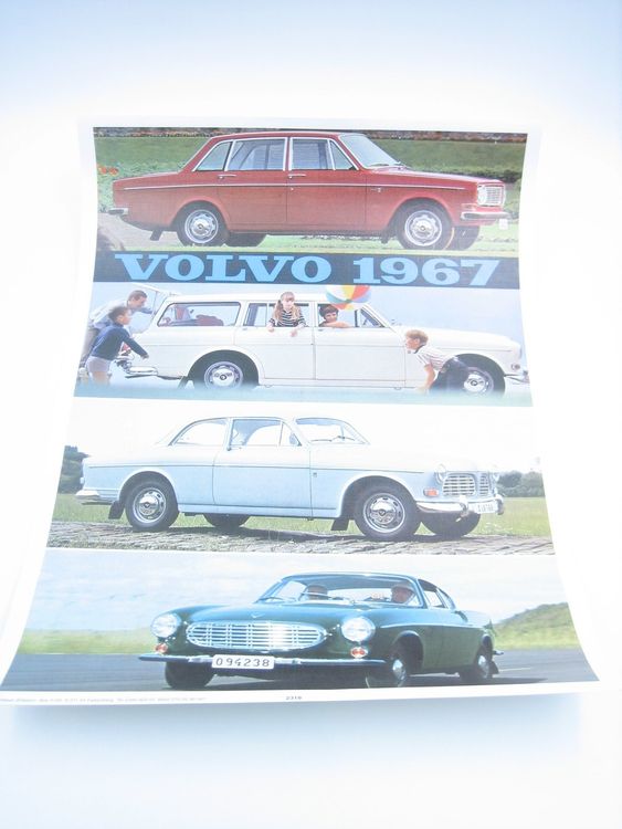 5 x VOLVO Poster VOLVO 1966 / 1965 | Kaufen auf Ricardo