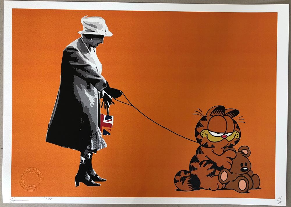 Death: Queen Elizabeth & Garfield, signiert | Kaufen auf Ricardo