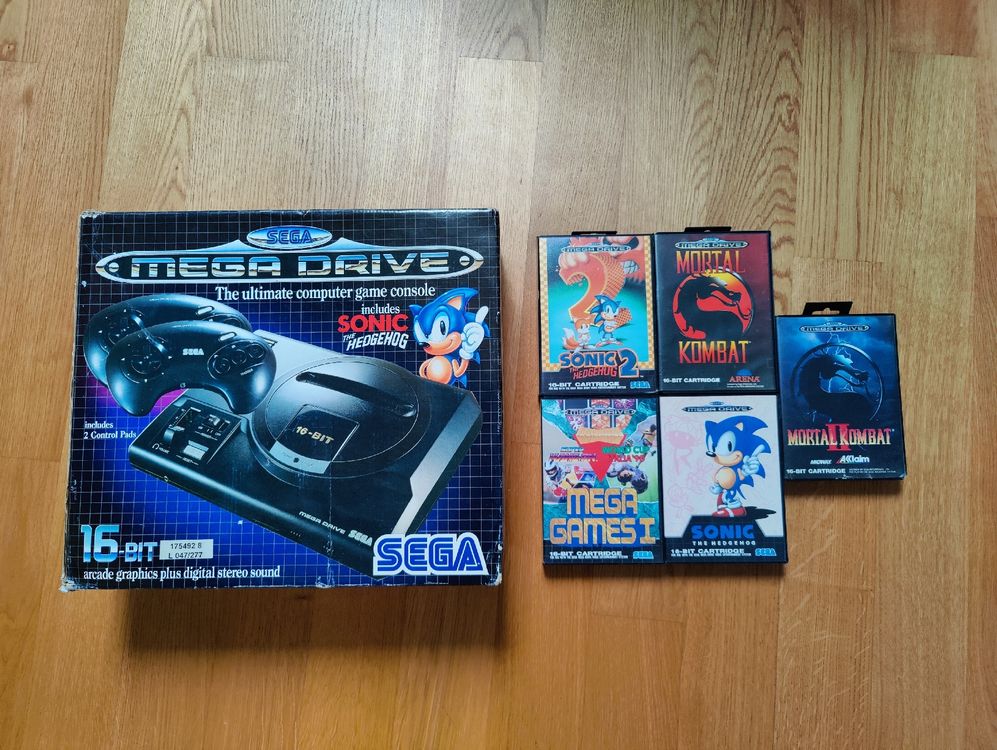 Sega mega drive mit 5 games (Gebraucht) in Bargen BE für CHF 149 – mit ...