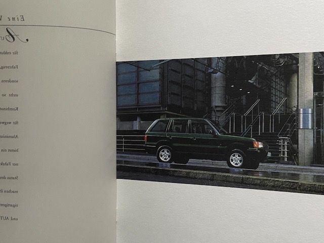 RANGE ROVER 4.6 Autobiography Limited Edition Prospekt 1997 (Gebraucht ...