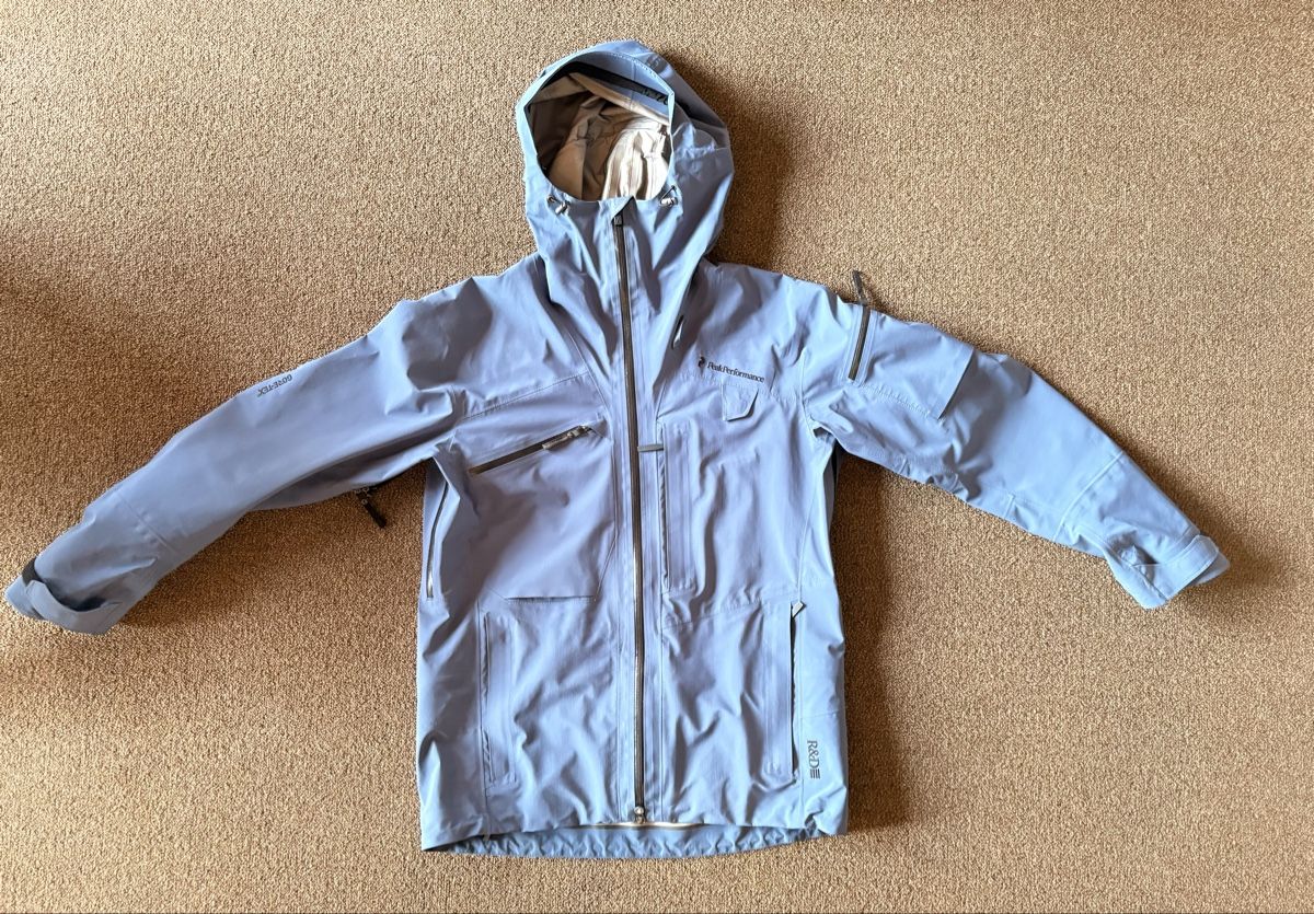 Peak Performance Hard Shell Ski Jacket - Mens Size M - Blue! (Gebraucht ...