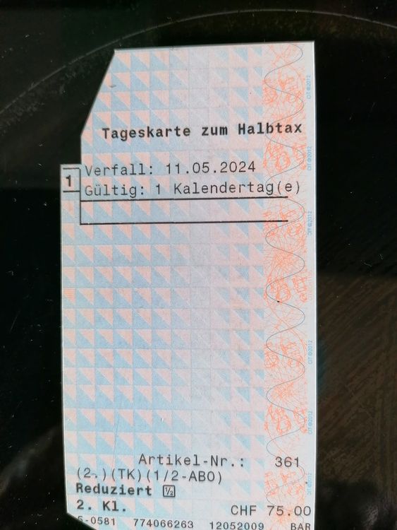 Tageskarte SBB zum Halbtax | Kaufen auf Ricardo